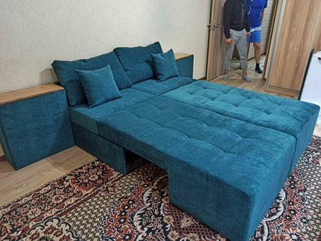Мягкая мебель Диван трансформер раскладной с отсеком хранения Кровать