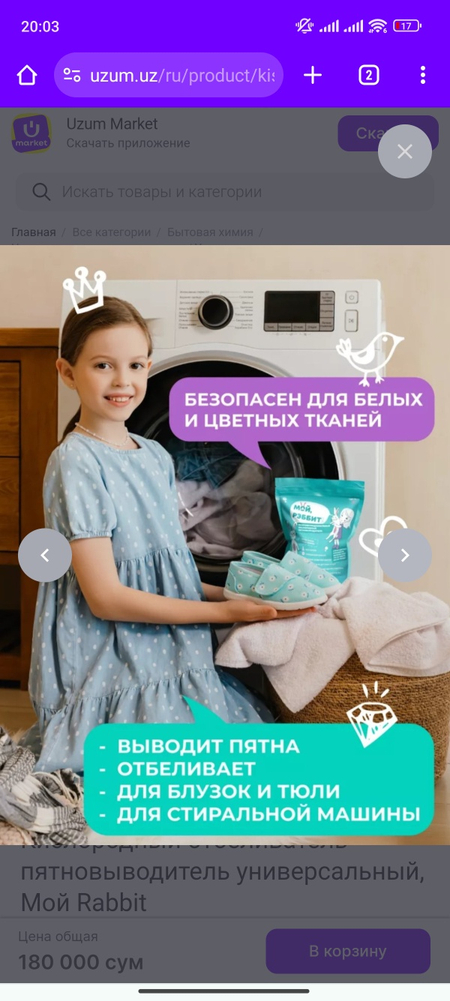 Пятновыводитель для дома