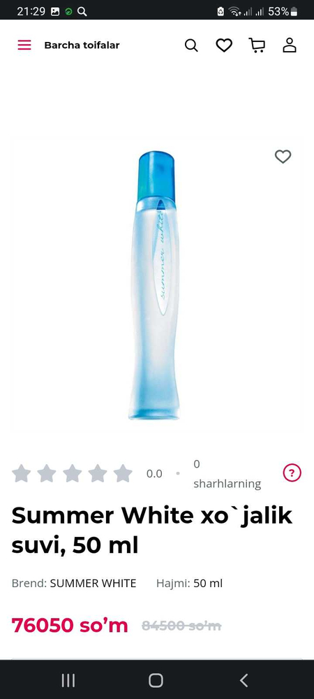 AVON dan parfyumlar