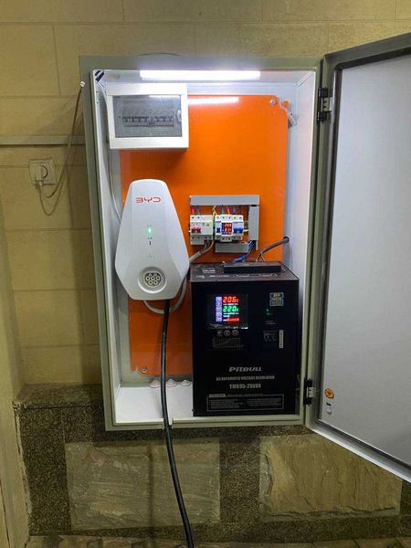 Elektromobil zaryadka ustanovka | Зарядная станция установка E-24