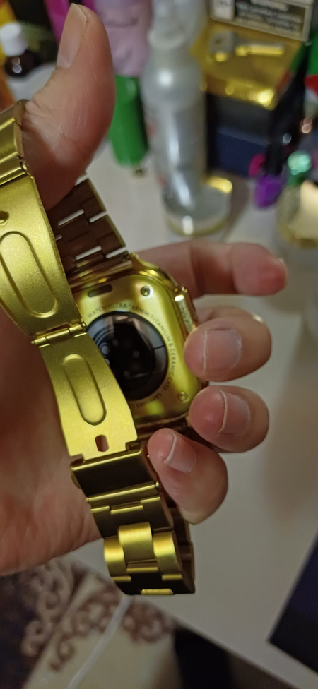 Assalom alekum soat sotiladi Gold Smart Watch 45mm idial holatda