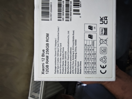 Xiaomi Mi 12 telefon