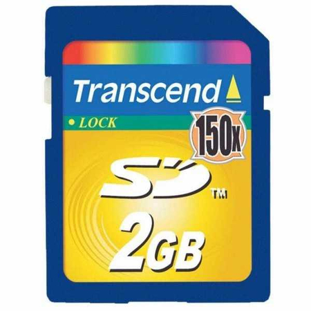 Флешка для цифрового фотоаппарата Transcend SD 2GB 150x