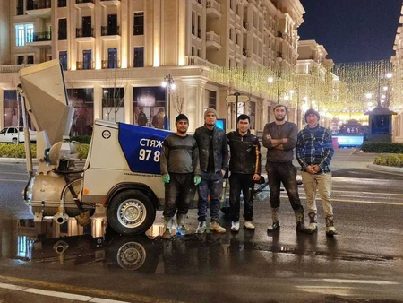 Стяжка пола дома в Ташкенте