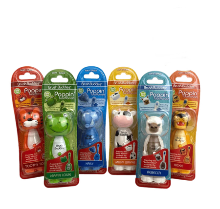 Детские зубные щетки США Brush Buddies FireFly BPA free