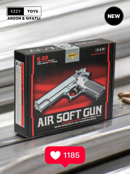 K33 temirli pistolet 18+