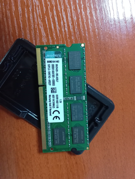 Tezkor xotira DDR3 notebook uchun 8gb 16000