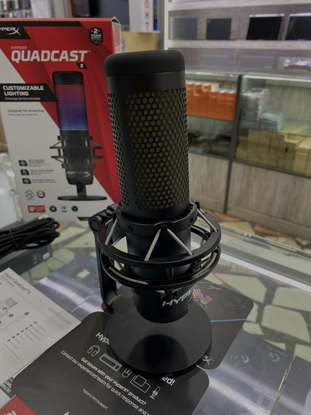 Hyper X quadcast s microphone как новые для стрима микрафон хайпер Х