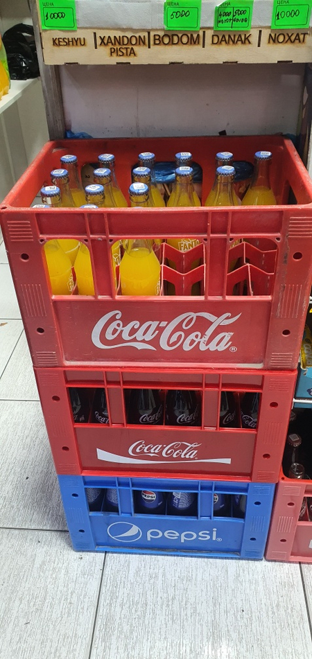 Kola yashik Koka Kola Coca cola yashik sotiladi ichidigi kolalsi bilan