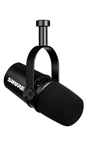 SHURE MV7 XLR - Микрофон для подкастов и интервью, профессиональный

$