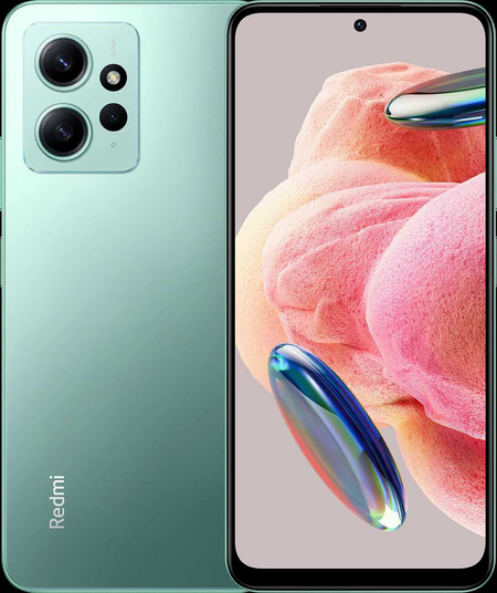 Xiaomi Redmi Note 12 4G 4/128 ГБ RU, Dual nano SIM, mint green