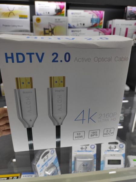 Скидка!Доставка ? Hdmi кабель 50m/ метров / 4 k optical, оптический