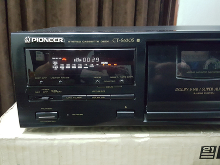 Кассетная дека Pioneer CT-S630S 3-head made in Japan
