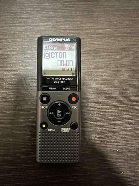 Продам оригинальный диктафон olympus