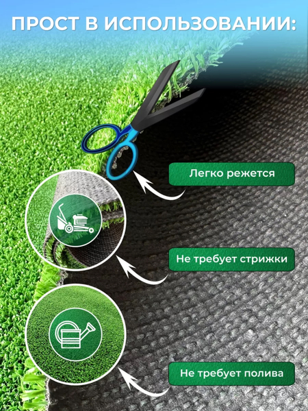 Искуственный Газон 5 лет гарантия 100%