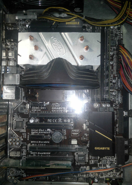 продам свой ПК GIGABYTE GA-Z170+I7 7700+12GB DDR4+SSD M.2 500Gb
