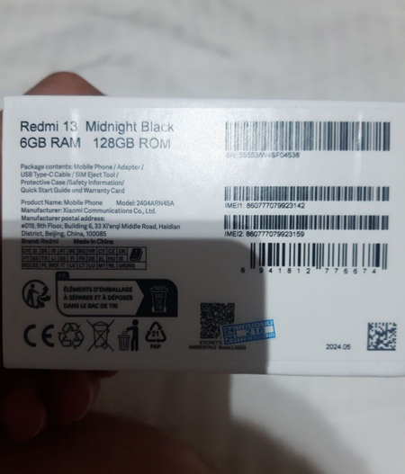 Redmi 13   6/128gb