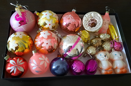Елочные игрушки,  стекло, СССР