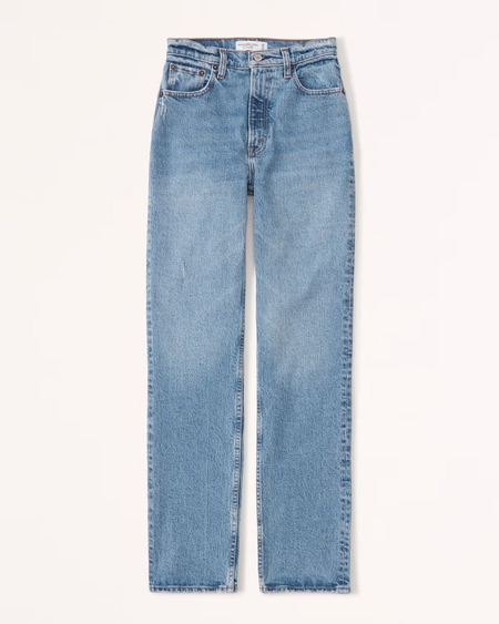 Прямые джинсы Abercrombie & Fitch (25р, женские)