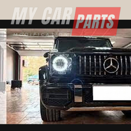Решетка + очки Mercedes G-class G63 w464 черный