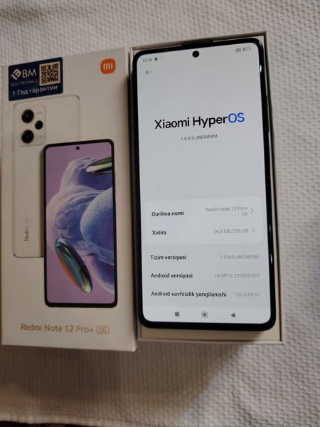 Redmi note 12 Pro Plus 5G 8+4/256 GB IDEAL