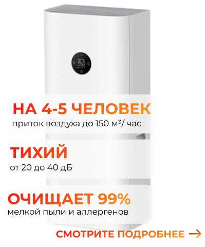 Очиститель и обогреватель воздуха, Бризер Xiaomi Mijia 150-A1