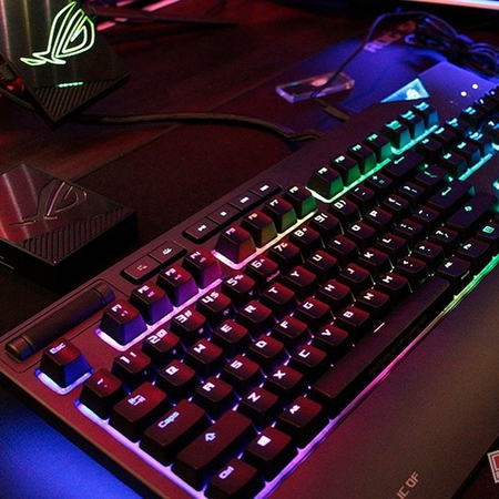 СКИДКА! RU/ENG Asus Rog Strix Flare Механическая Клавиатура