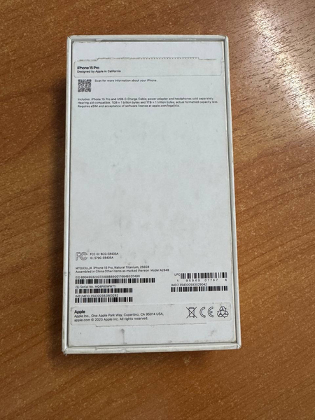 15 pro LL/A 256GB