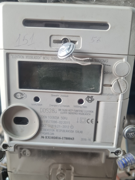 Elektro hisoblagich uchochik rabochi kantirolni 380v sotuvda narx keli