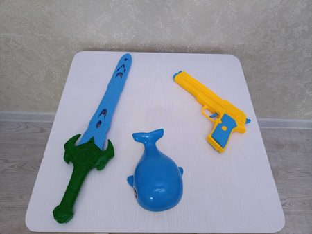 Детские игрушки боулинг кит меч