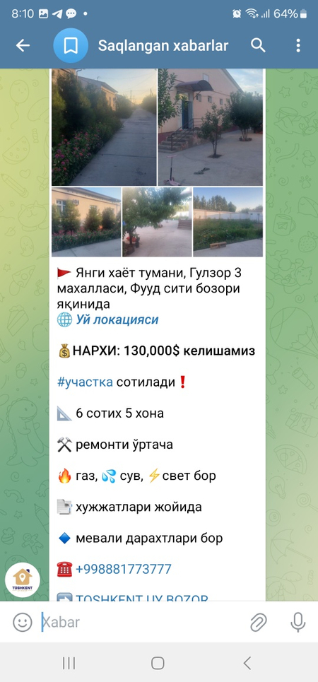 Gaz suv sevetdan problem yuq