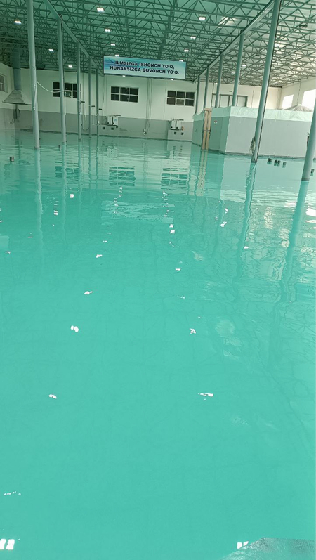 Эпоксидный наливной пол.    EPOXY FLOOR COATING SYSTEMS ALEM-500