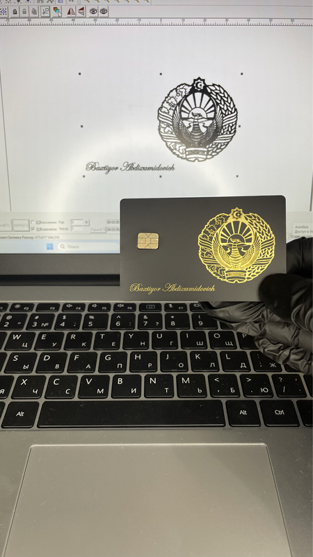 Металлические карты, metall card