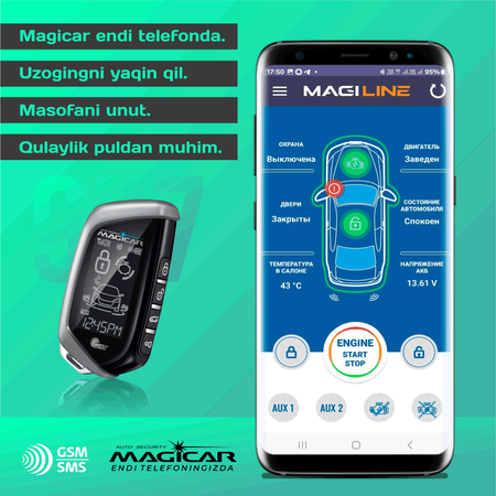 Magiline, Magicar 907 signalizatsiyalari uchun gsm modul.