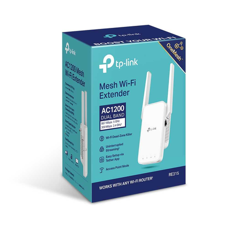 Wi-Fi усилитель - TP-LINK RE315 AC1200 2.4 ghz + 5 ghz