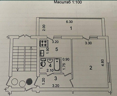 Саракулька 1/2/4 Продаётся балкон 2*6 торец