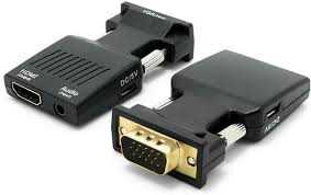 Адаптер - переходник VGA - HDMI PRO MINI, черный