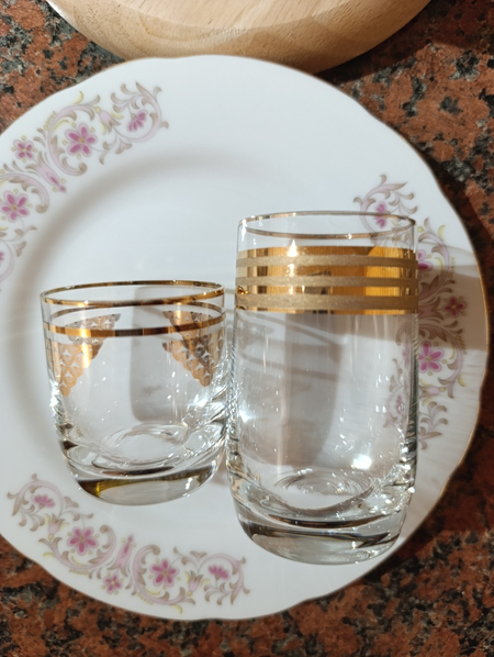 Рюмки чешское стекло