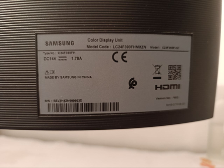 Монитор samsung curved 24