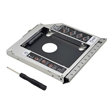 Переходник (салазки) для HDD/SSD вместо DVD RW (12.7 мм, ноутбук)