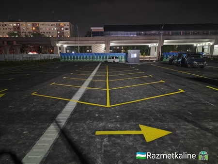 Razmetka sfat yol chiziqlarni chizish hizmati