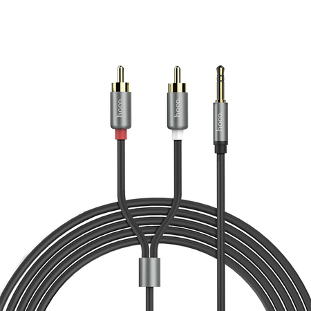 Аудио-кабель hocoUPA10 aux Jack 3.5 тюльпаны 1.5м