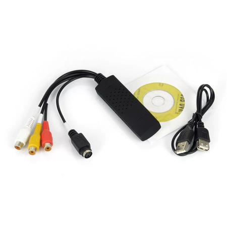 USB адаптер для видеозахвата 2.0, монтаж, захват видео от VHS касет