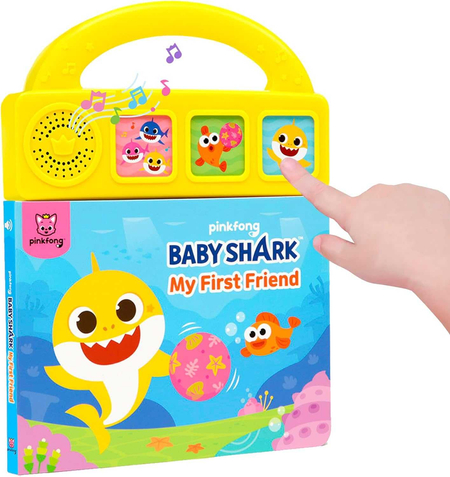 Музыкальная обучающая книга BabyShark от 1 года