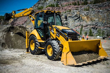 Экскаватор погрузчик Cat 428 FULL
