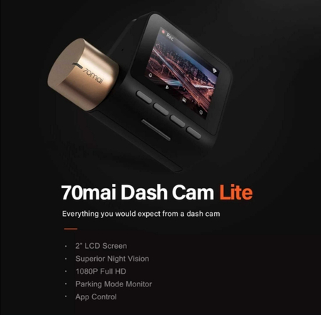 Видеорегистратор 70mai Dash Cam Lite