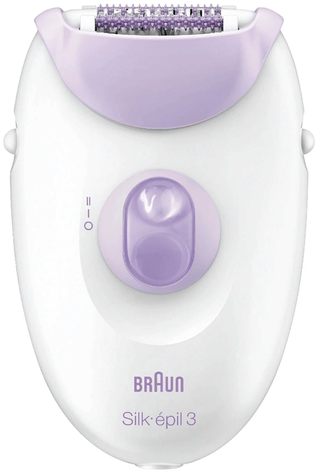 Эпилятор Braun 3170 Silk-epil 3 белый/лиловый