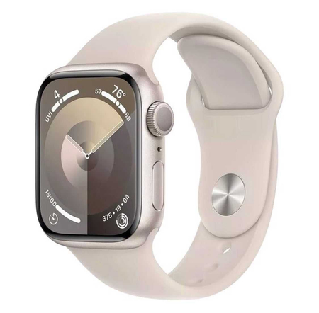 Apple Watch  9/45 Starlight orginal Dubai