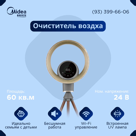 Очиститель воздуха (ионизатор + вентилятор) от Welkin