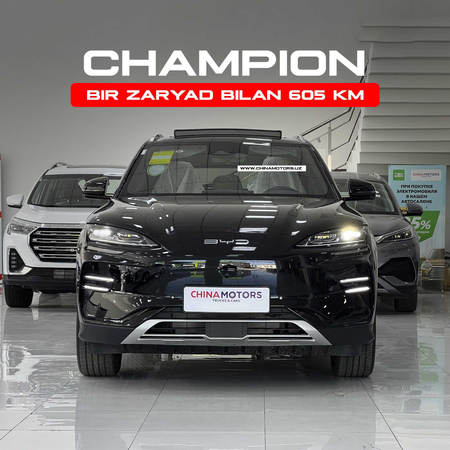 BYD Song Plus champion Full 605KM Full 2024 Tayyor Flagship kredit!!!